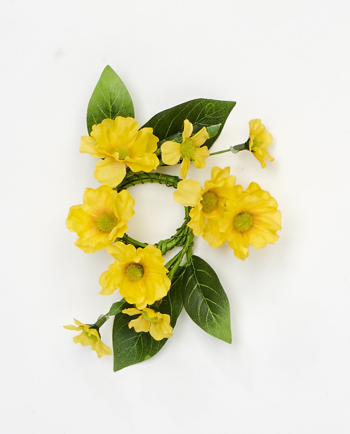 Primrue Yellow Daisy Candle Ring | Wayfair