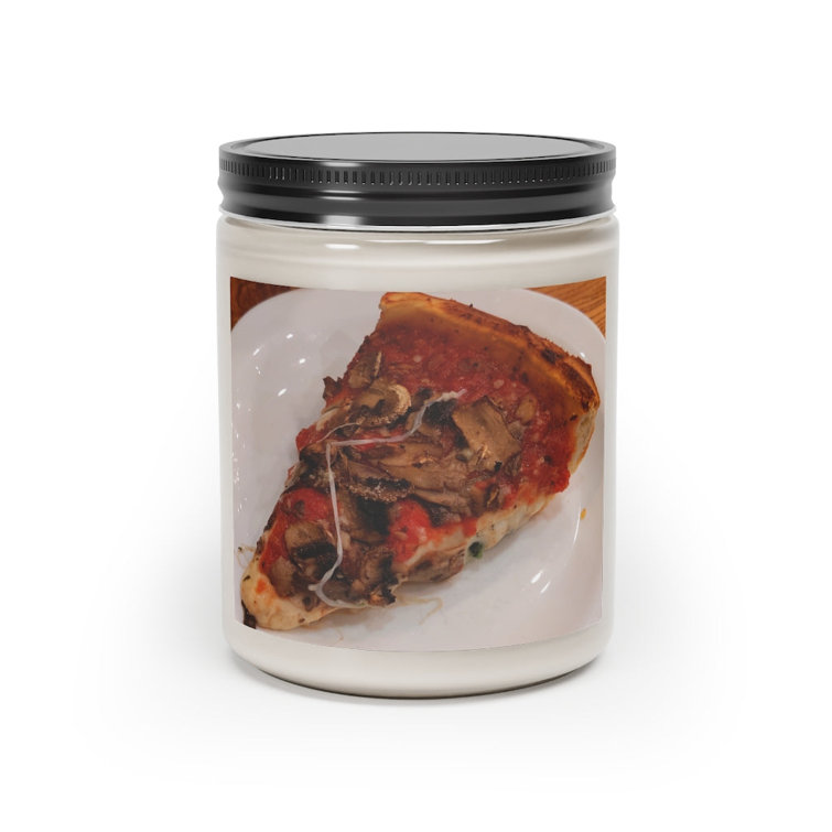 Bless international Pizza on Plate Cinnamon Scented Designer Candle ...