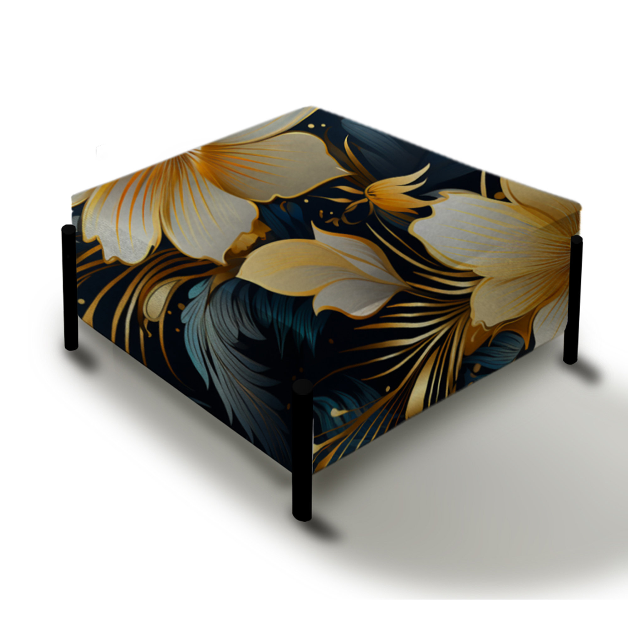 Design Art Celestial Tropics Tropical Pattern - Tropical Large Square ...