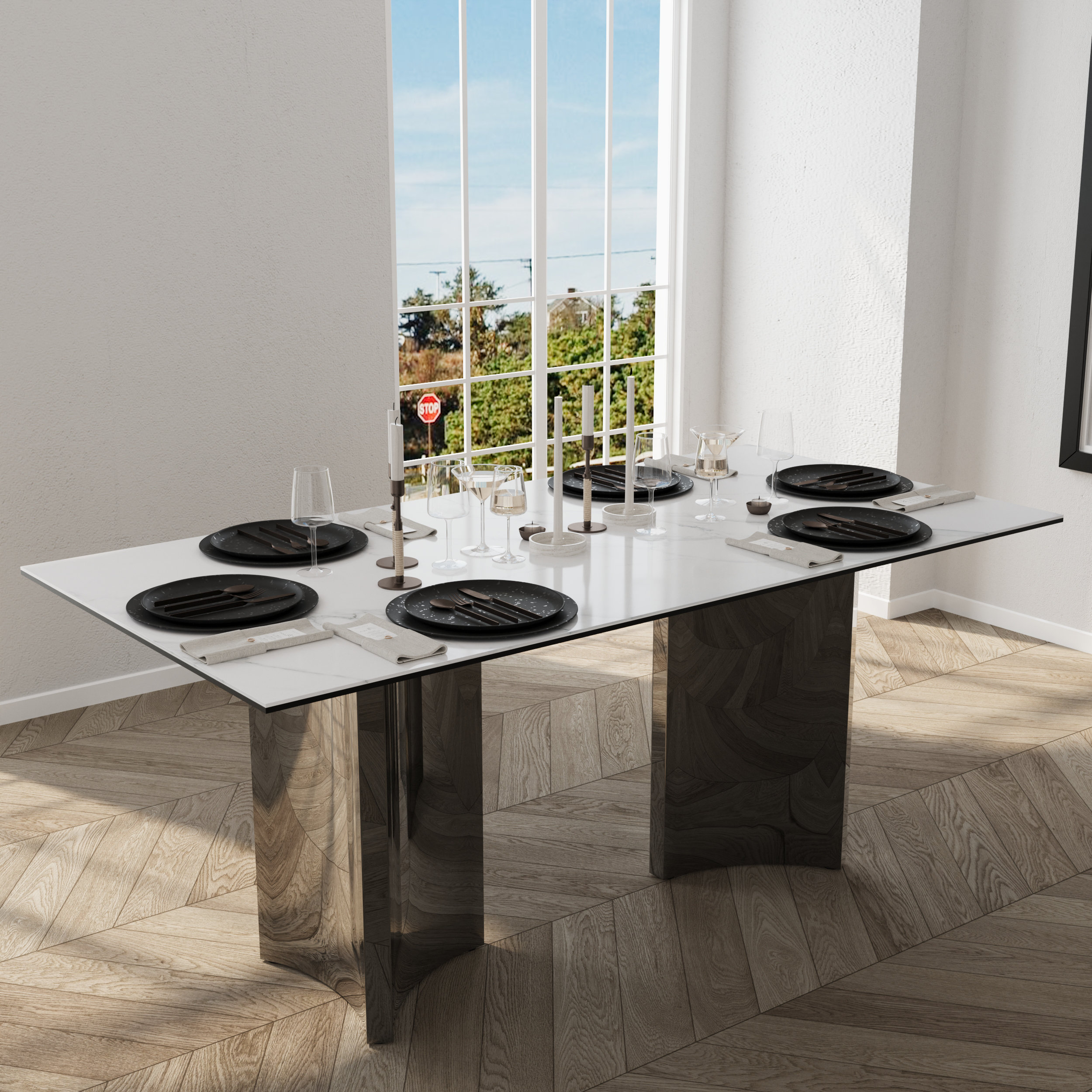 Extraordinary 70 Inch Dining Table Photos