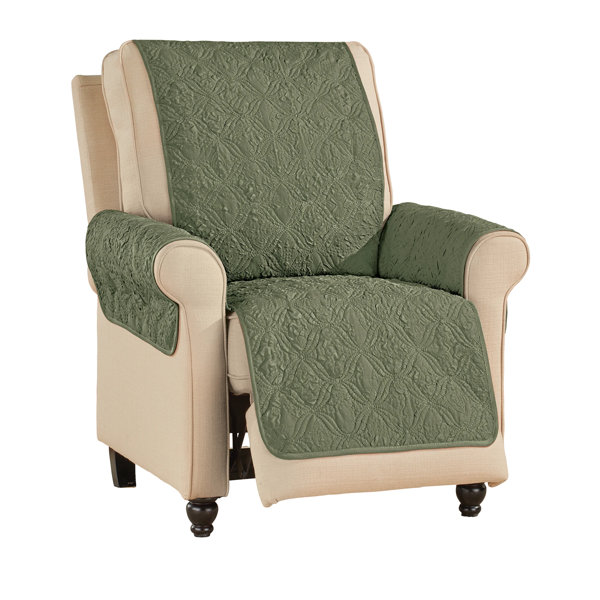 Winston Porter Embossed Ogee Pattern Quilted Furniture Cover | Wayfair