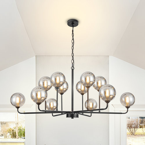 George Oliver Sowers 12 - Light Unique Modern Linear Chandelier ...