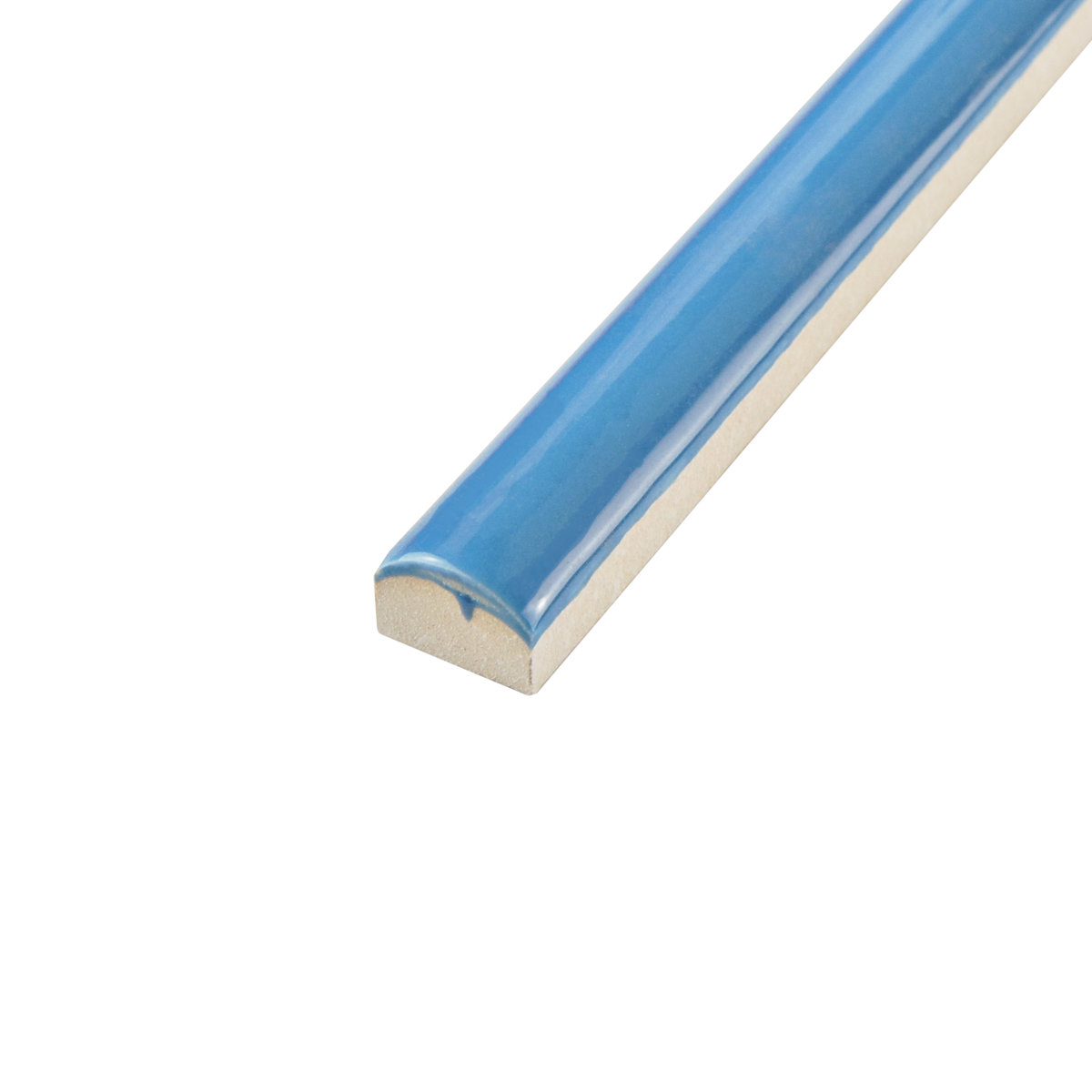 Merola Tile Twist 1/2"x11-3/4" Glossy Ceramic Quarter Round Wall Tile ...