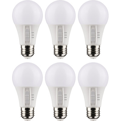 Satco 40 Watt Equivalent A19 E26/Medium (Standard) LED Bulb & Reviews ...