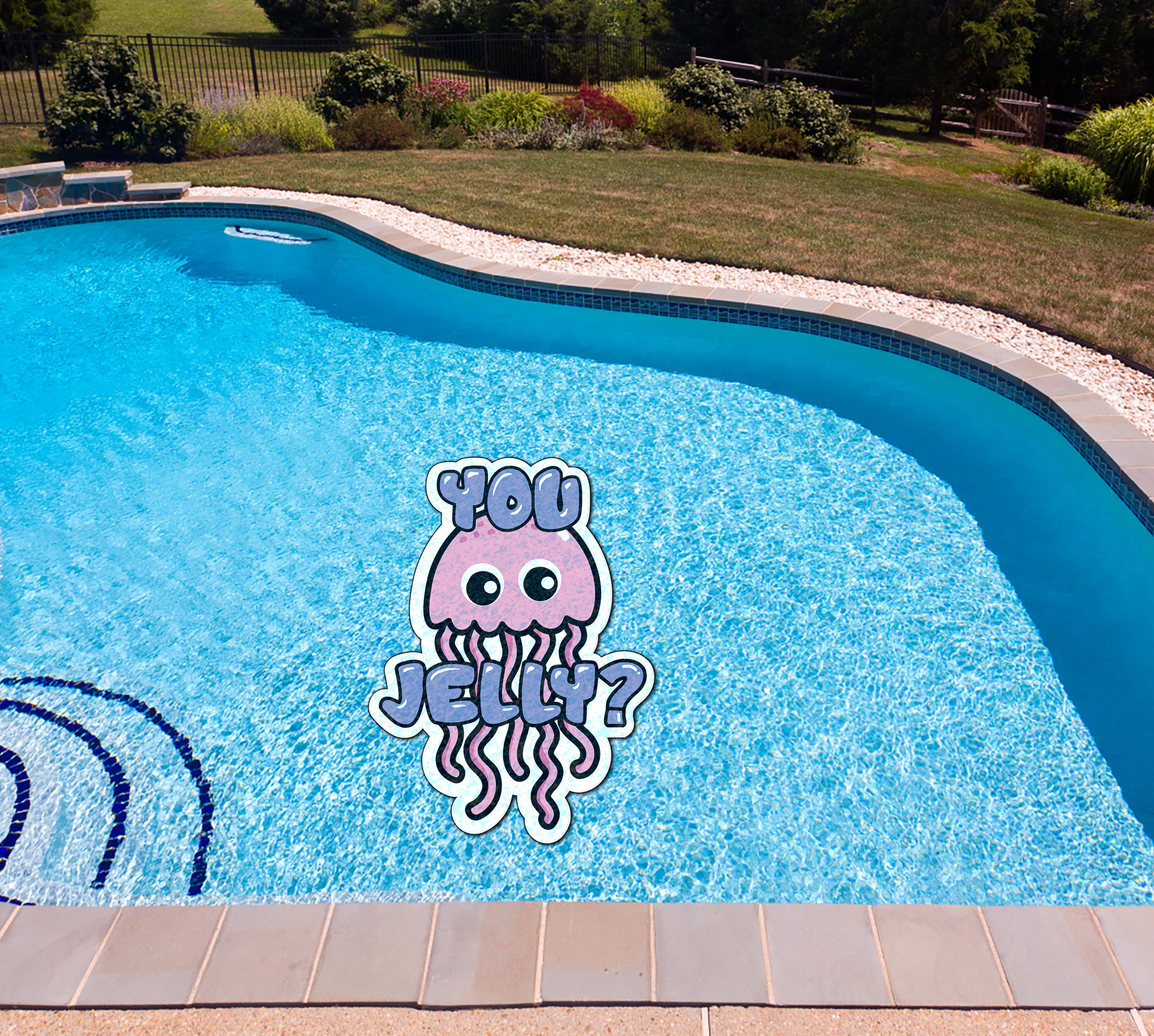 Slick Woody's Cornhole Co You Jelly Underwater Pool Mat Tattoo ...