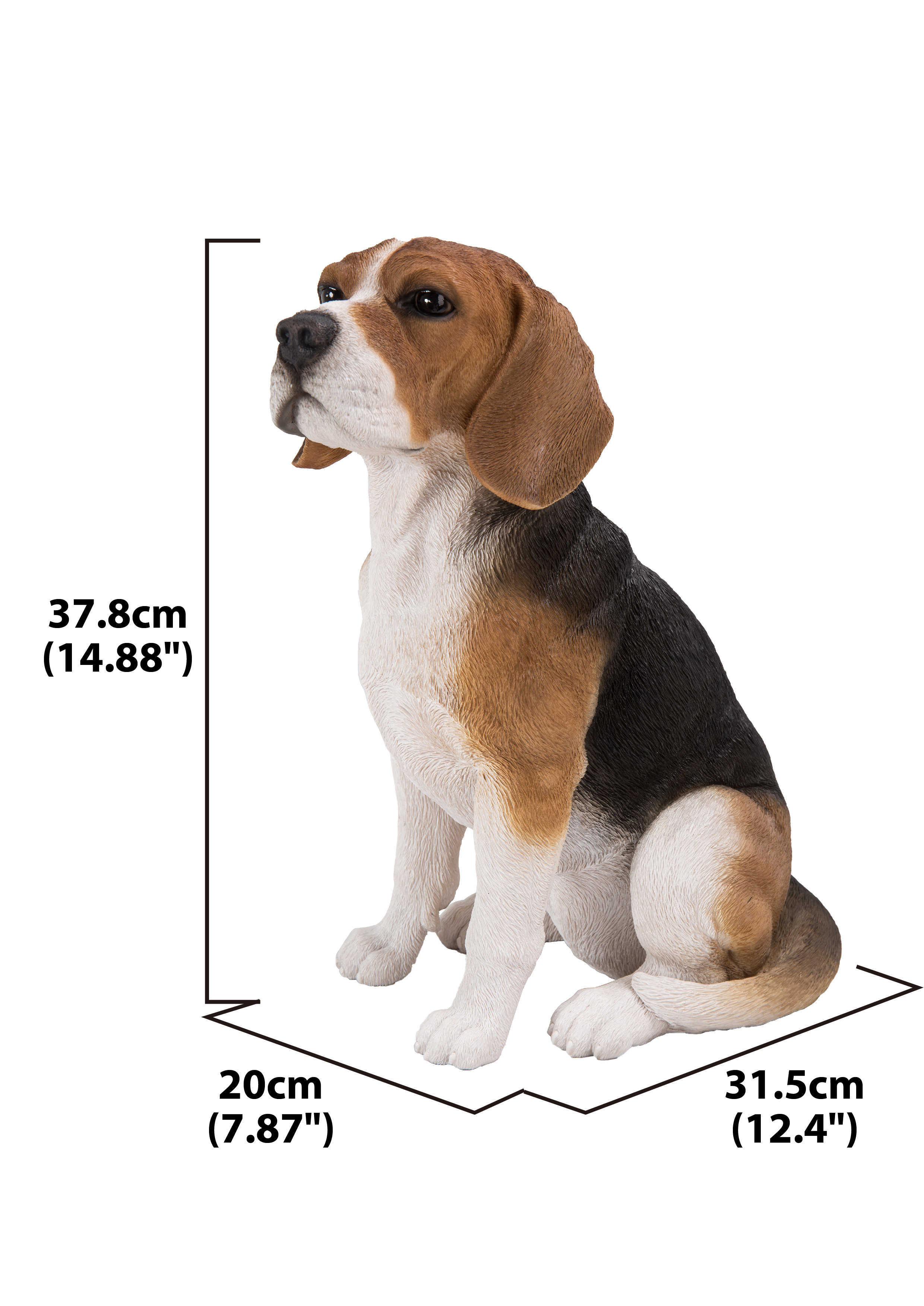 Hi-Line Gift Ltd. Beagle Dog Sitting Statue & Reviews | Wayfair