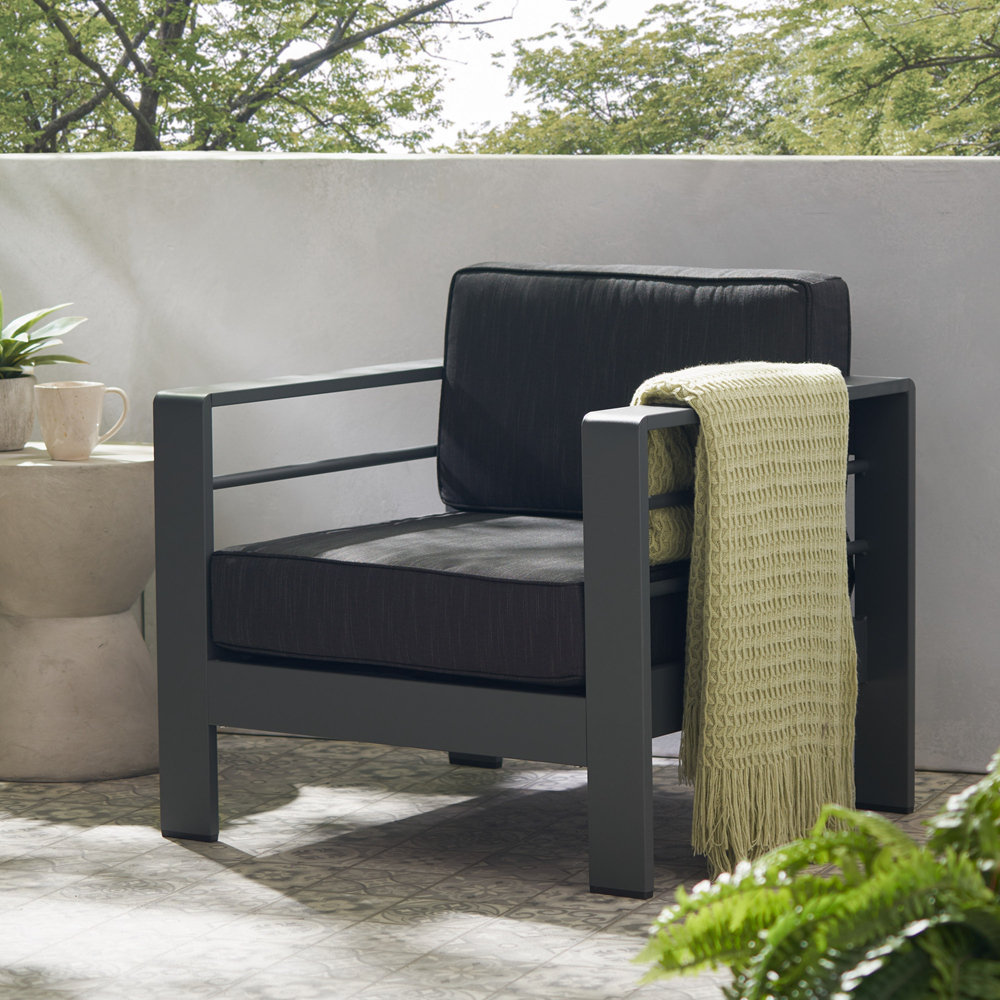 Latitude Run® CAPE CORAL MP1 Club Chair with Plush Cushions and Modern ...