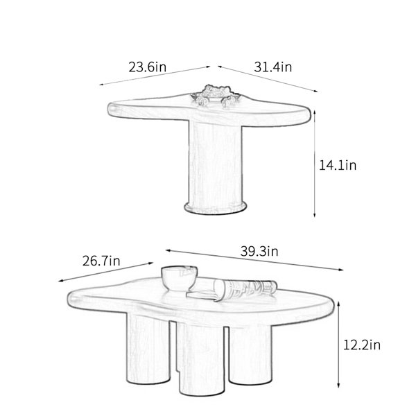 jessica Solid Wood Coffee Table | Wayfair