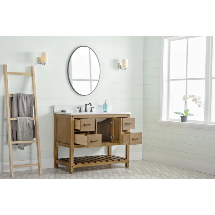 The Twillery Co.® Radstock 42" Single Bathroom Vanity Set & Reviews ...