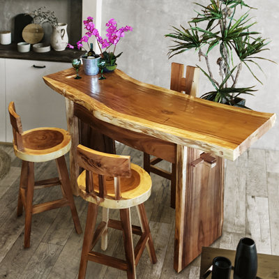 Union Rustic Bourgault Solid Wood Home Bar | Wayfair