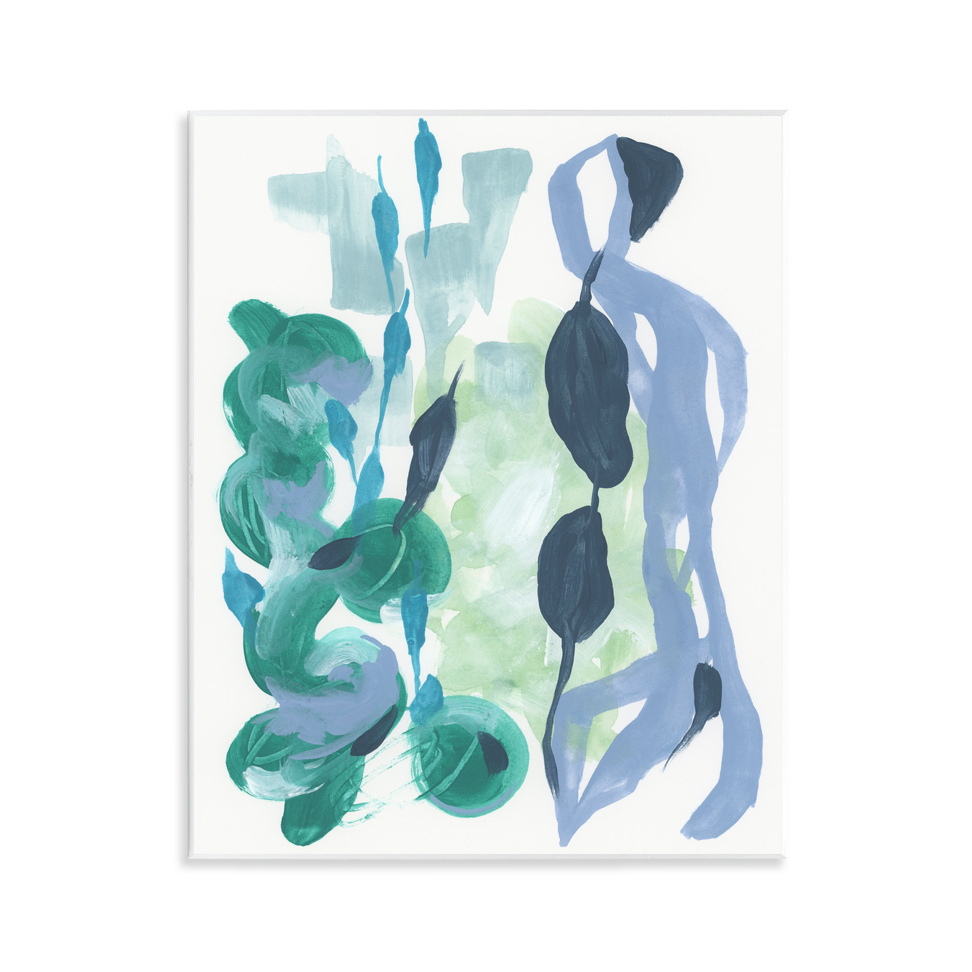 Dakota Fields Vegetative Paint Shapes Wall Plaque Art by June Erica ...