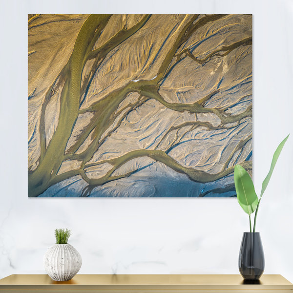 Bless international " Aerial Drone View Of A Meandering Riverbed ...