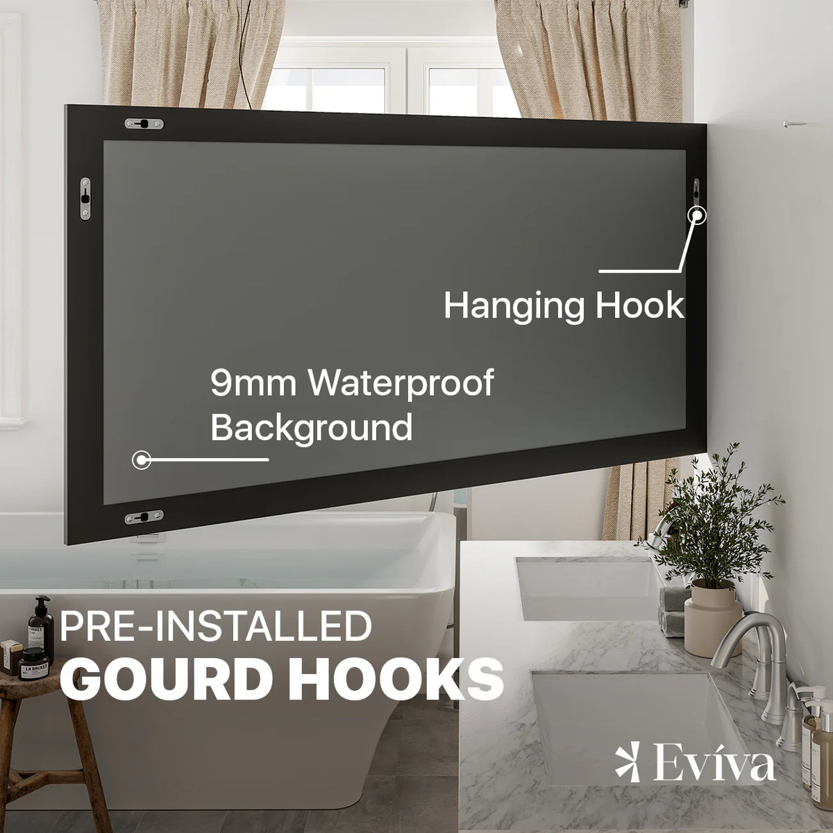 Eviva Aberdeen Manufactured Wood Wall Mirror | Perigold