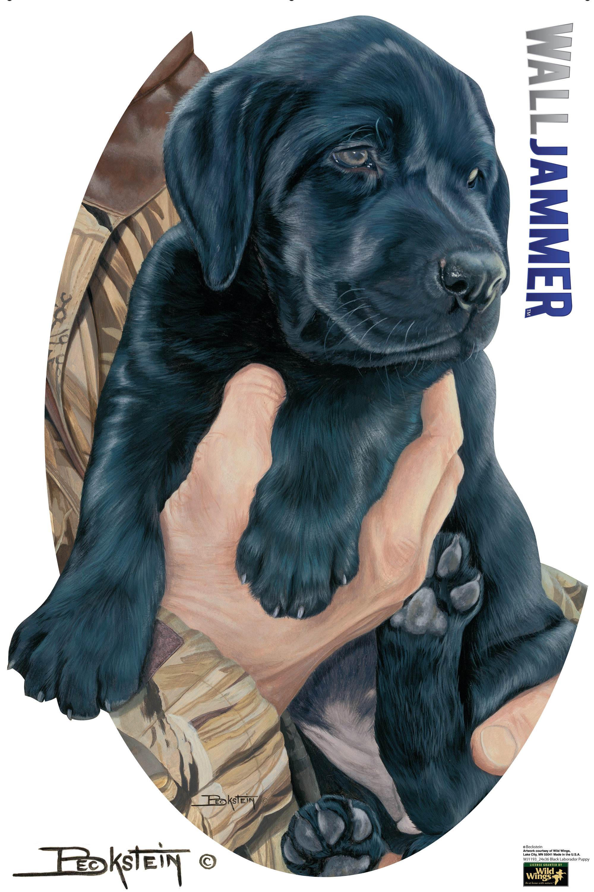 Advanced Graphics Cabela's Labrador Puppy Wall Decal | Wayfair