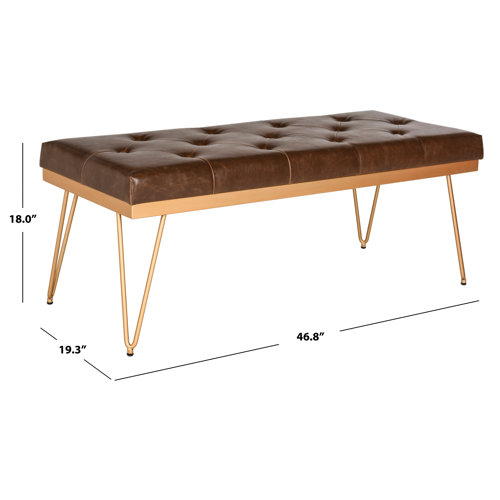 George Oliver Brychan Upholstered Bench & Reviews | Wayfair