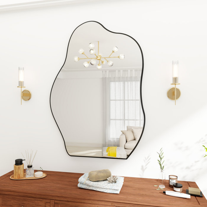 Orren Ellis Lamerle Asymmetrical Wall Mirror & Reviews | Wayfair