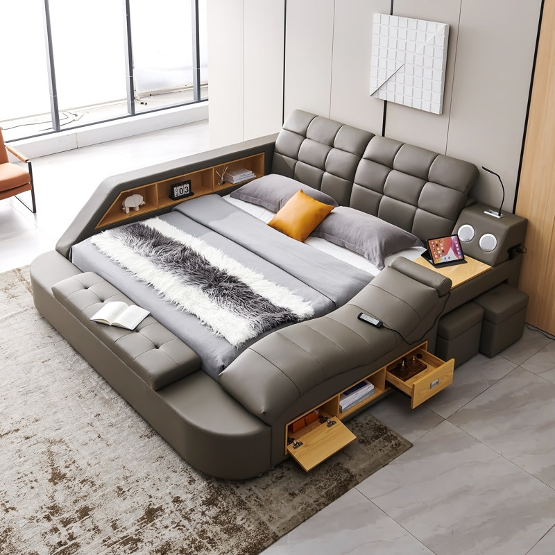 Juxing Furniture Inc Upholstered Sleigh Bed | Wayfair