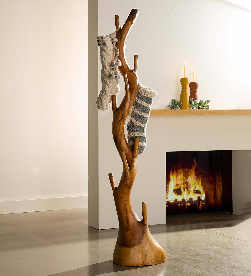 VivaTerra Solid Wood 10 - Hook Freestanding Coat Rack & Reviews | Wayfair