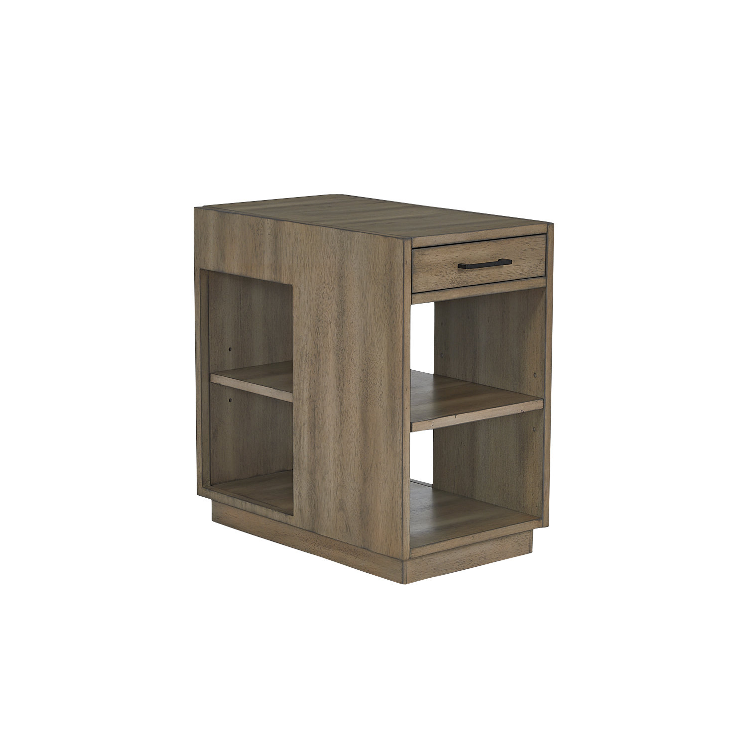 Latitude Run® End Table with Storage and Built-In Outlets - Wayfair Canada
