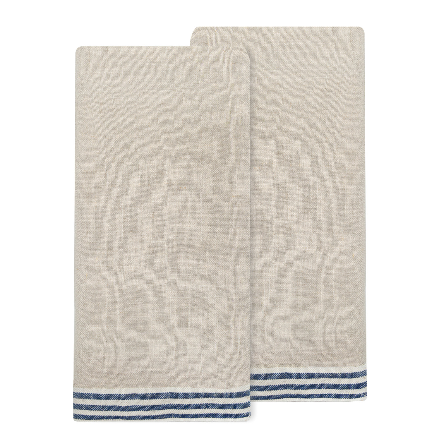 Caravan Alsace Linen Striped Waffle Tea Towel | Perigold