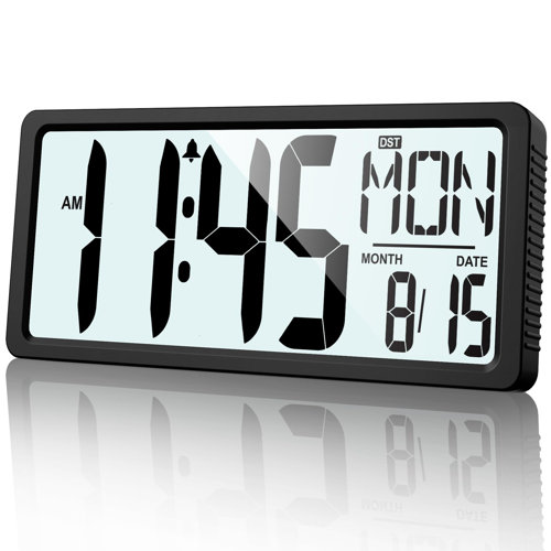 Digital Electric Wall Clocks You'll Love | Wayfair