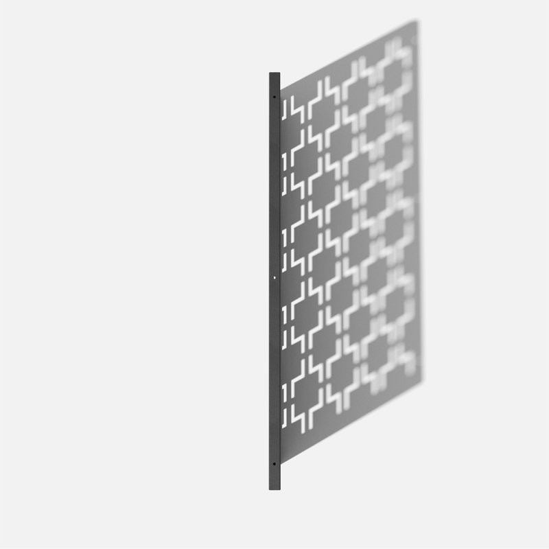 Veradek Screen Series Quadra Plastic Black Screen Panel (Set of 2 ...