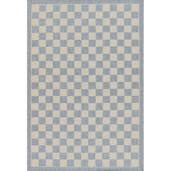 Erin Gates by Momeni Saybrook Check Blue Area Rug| Wayfair