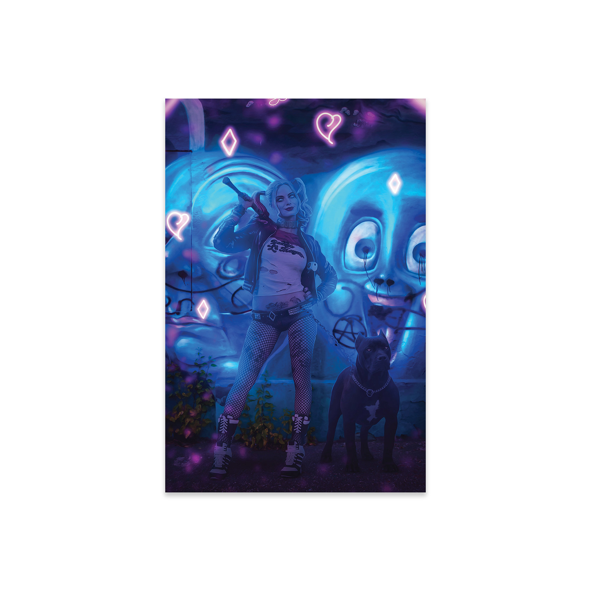 Trinx Harley Quinn On Plastic/Acrylic by Marischa Becker Painting | Wayfair