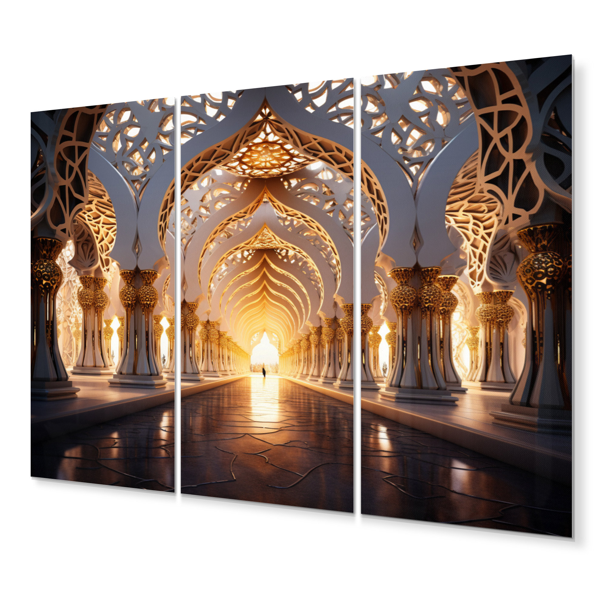 Latitude Run® " Islam Art Islamic Architecture II " 3 - Pieces | Wayfair