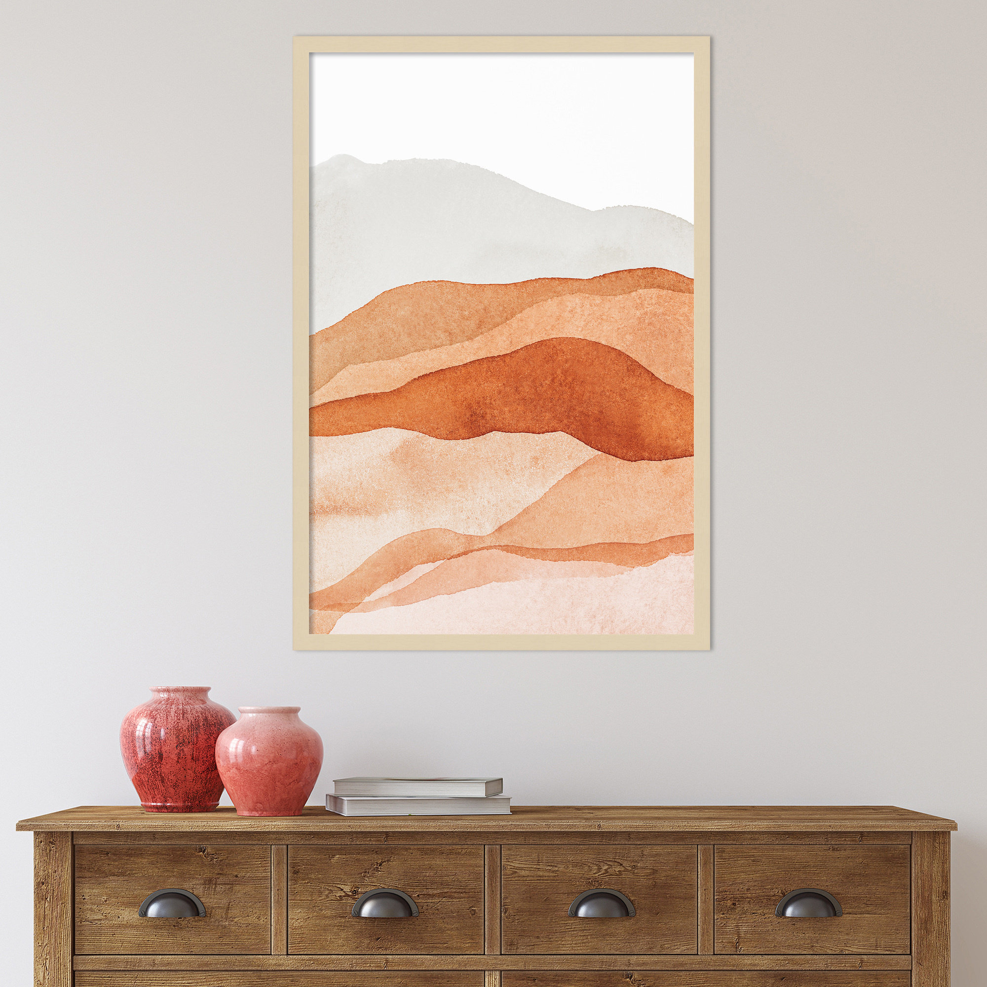 Millwood Pines Ayia Mountain Range II by Amy Lighthall - Picture Frame ...