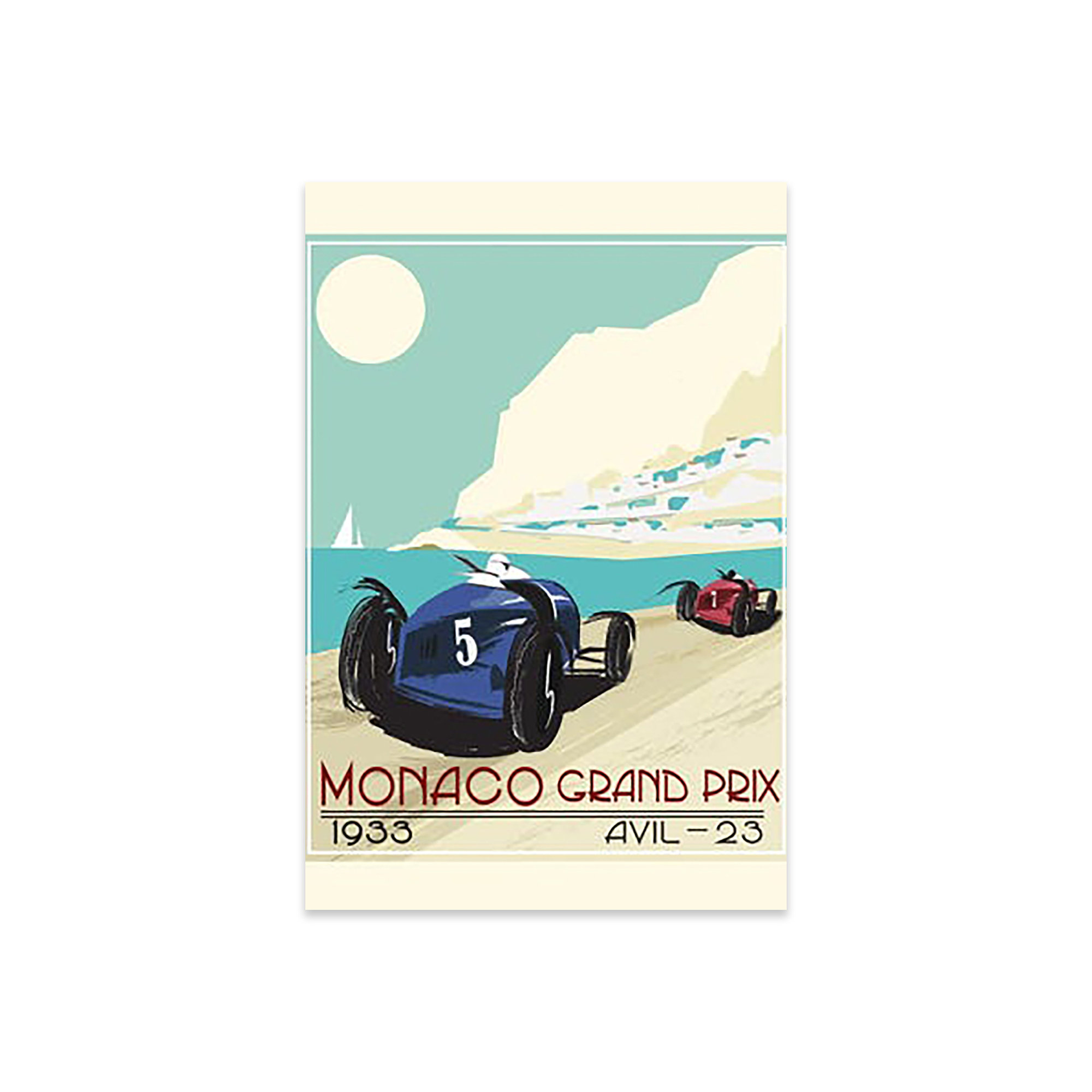 Trinx Monaco Grad Prix 1933 by Fly Graphics - Unframed Graphic Art ...