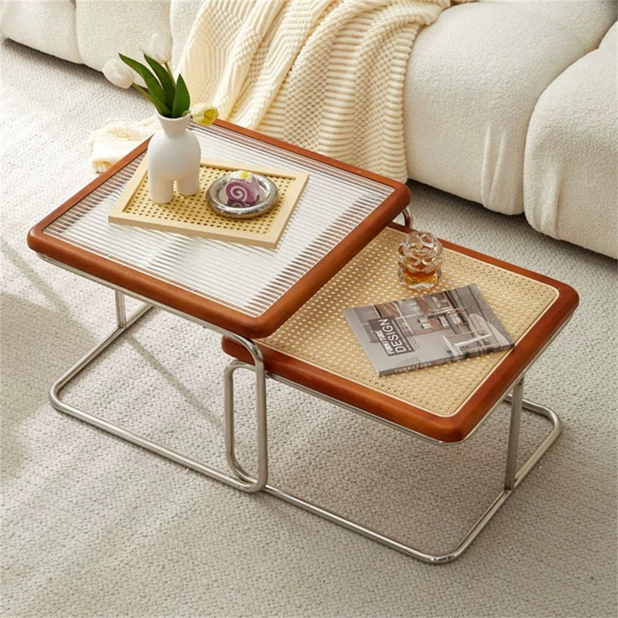 Ivy Bronx Haldeman Nesting Coffee Table | Wayfair