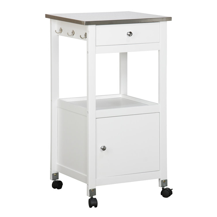 Marlow Home Co. Pecor Wood Bar Cart | Wayfair.co.uk