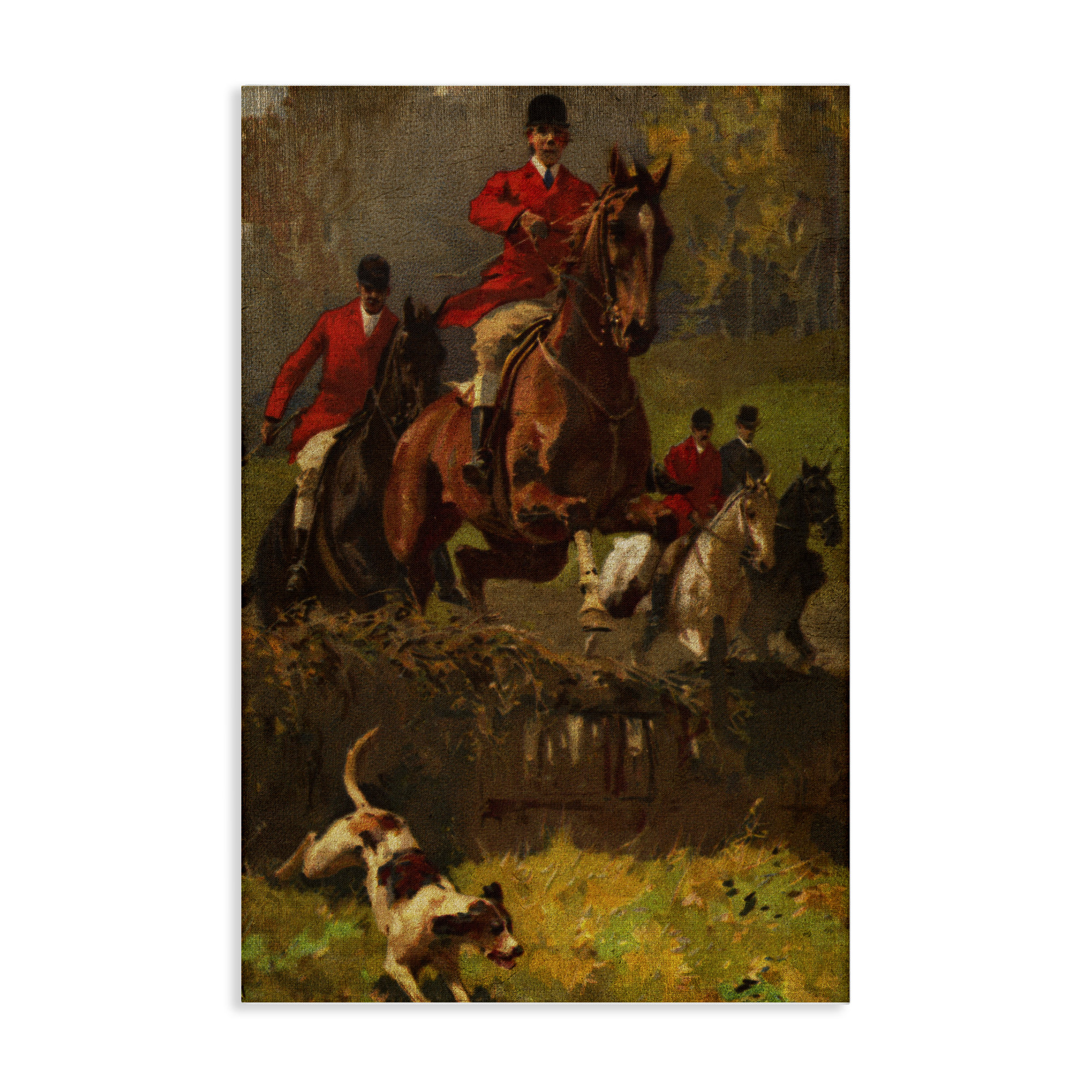 Union Rustic Classic Hunting Dog Scene Canvas Wall Art by Tina Higgins ...