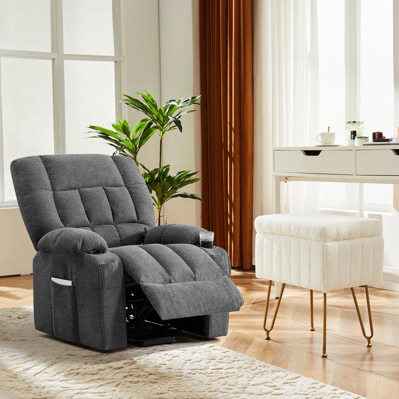 Ebern Designs Alcina 41" Oversized Power Lift Assist Chair With Modern ...