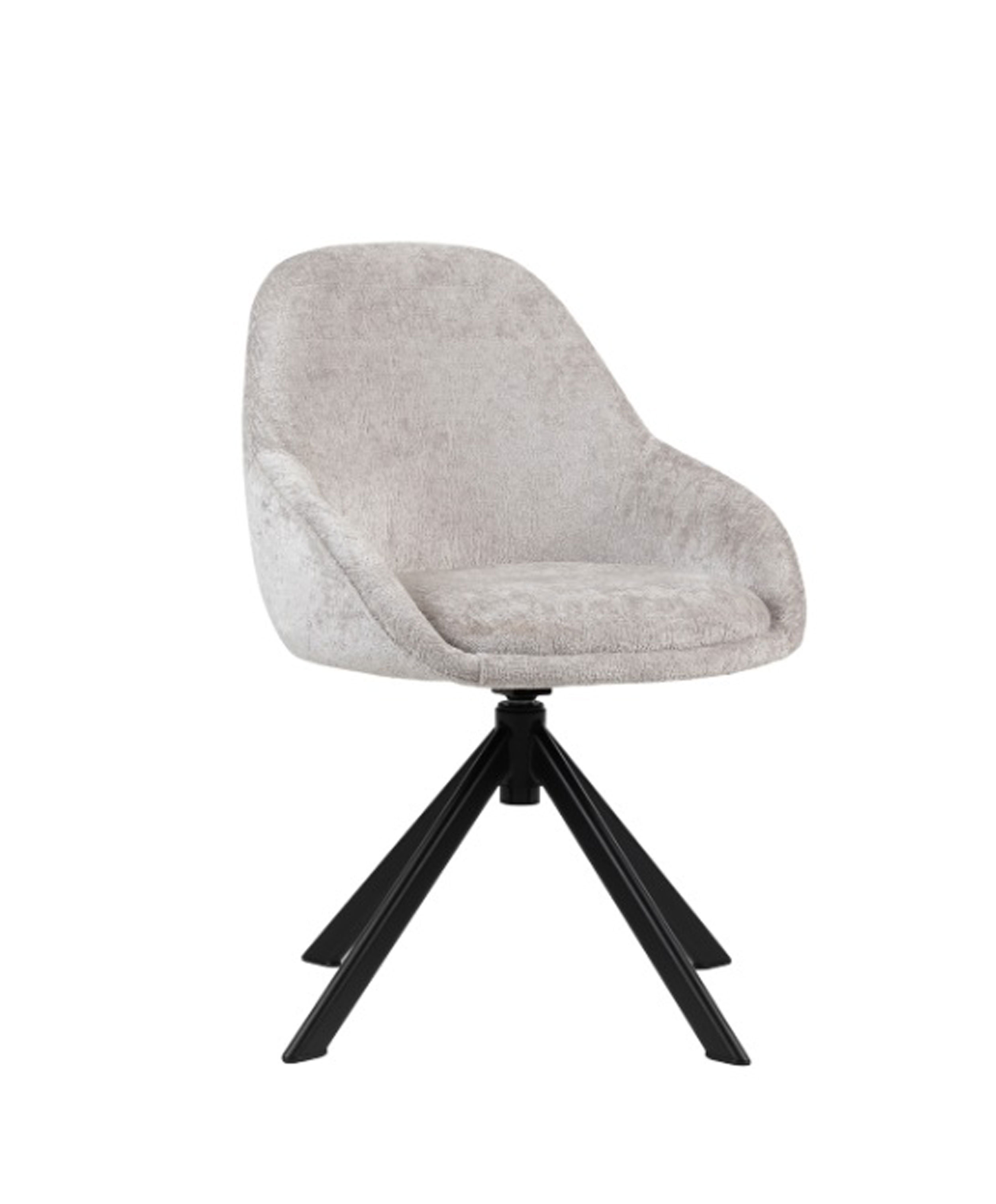 George Oliver Oslo Modern Dining Chair with Black Metal Legs – Sleek ...