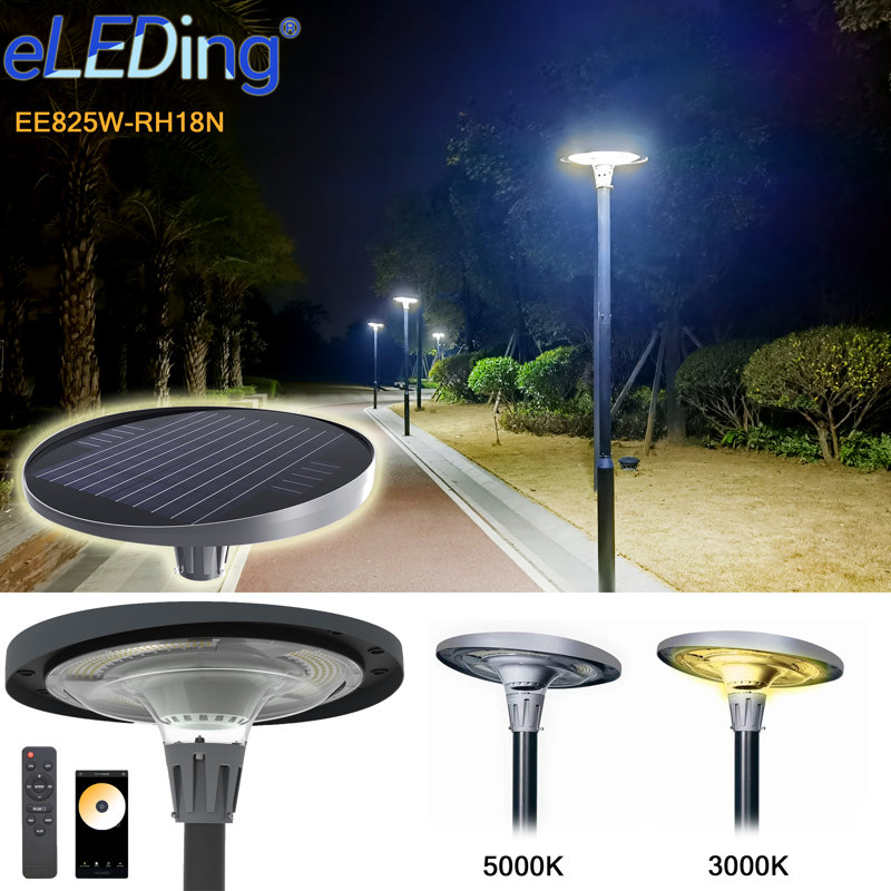 eLEDing Solar Powered Rgb Led Ufo-Round Light App/Remote Control For ...