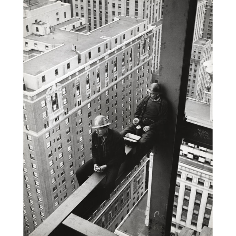 Globe Photos Entertainment Vintage Vintage Construction Workers In NYC ...