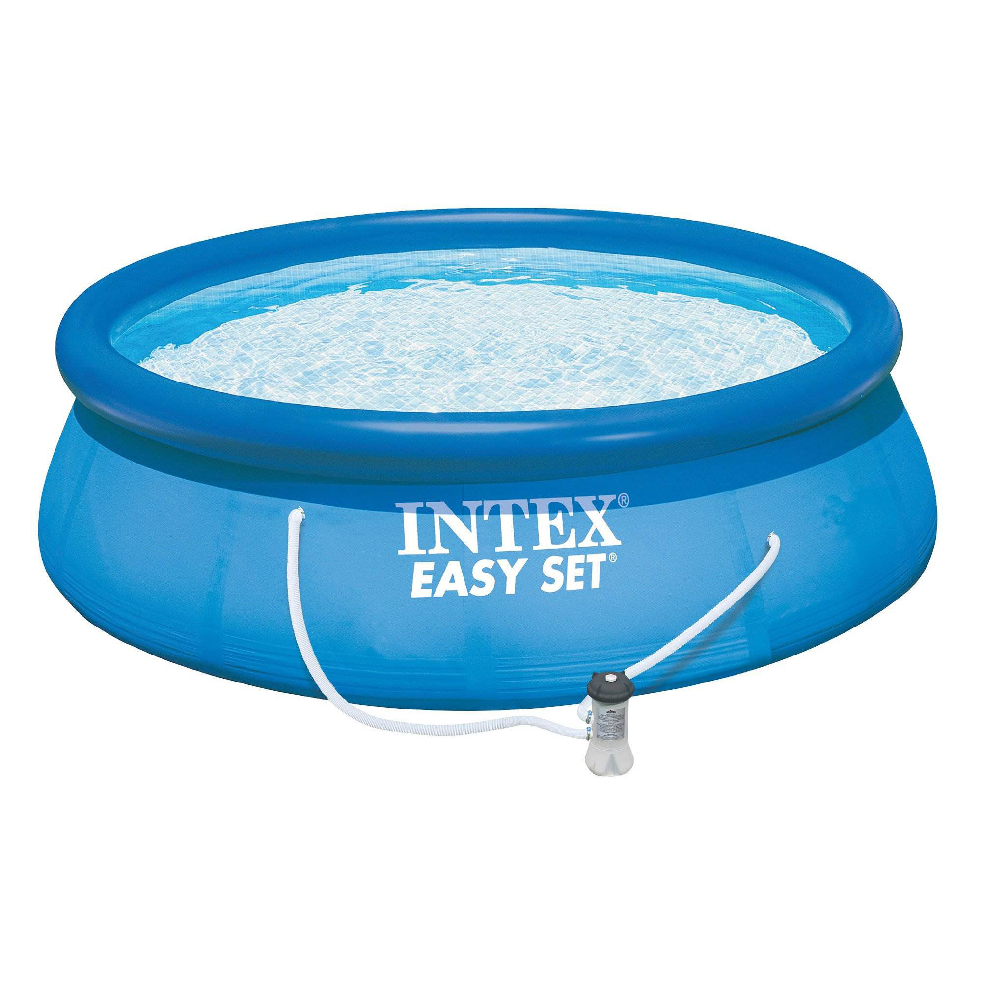 Intex 15ft x 48in Easy Swimming Pool Kit w/ 1000 GPH GFCI Filter Pump ...