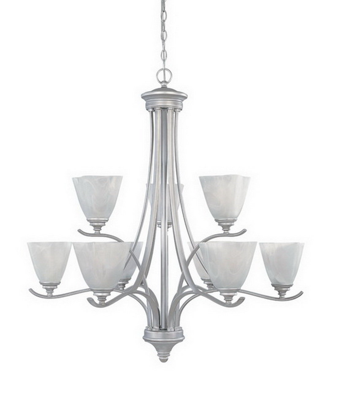 Charlton Home Holm 9 - Light Shaded Tiered Chandelier - Wayfair Canada