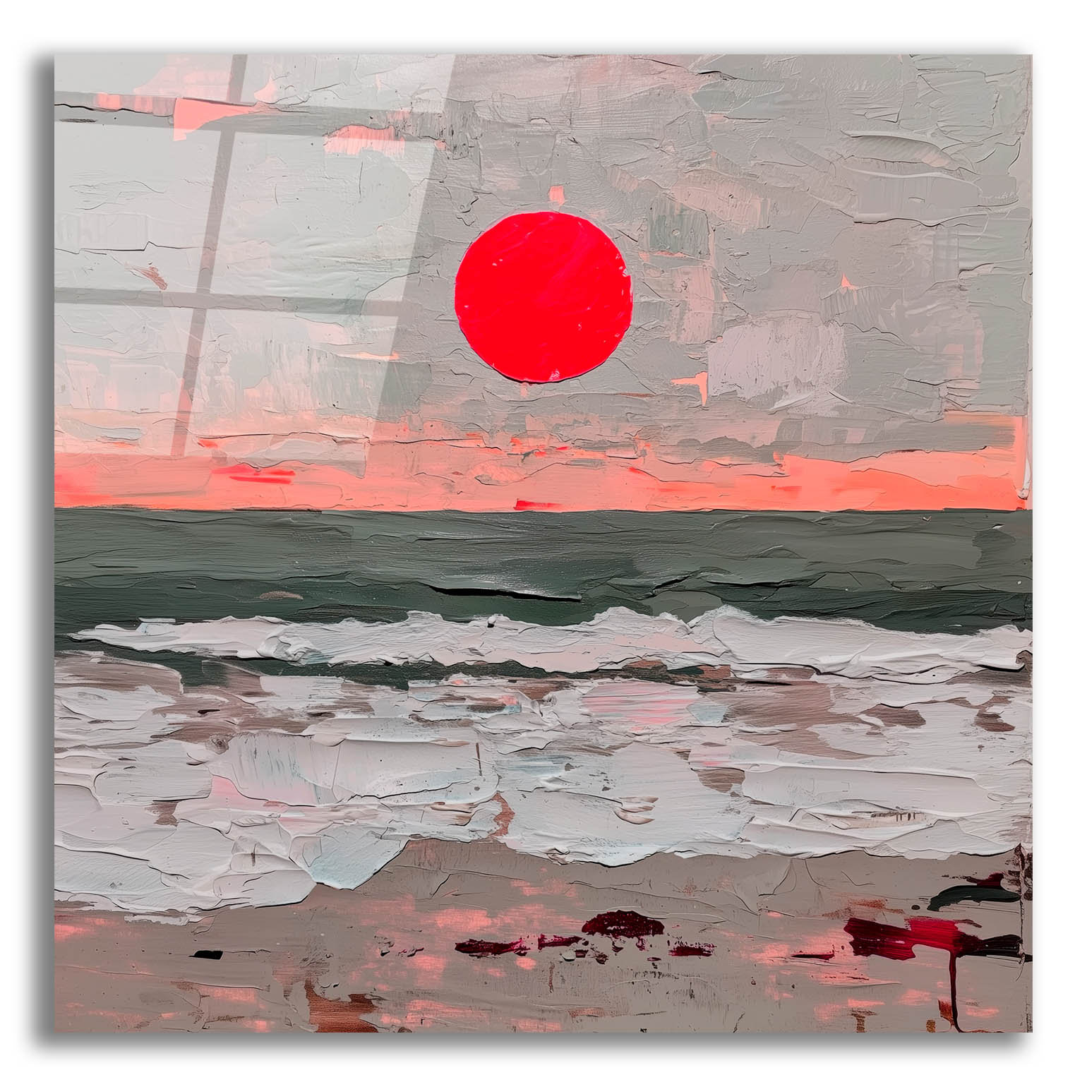 Highland Dunes 'Fuchsia Sunset' by Svetlana Aleynikova Acrylic Glass ...