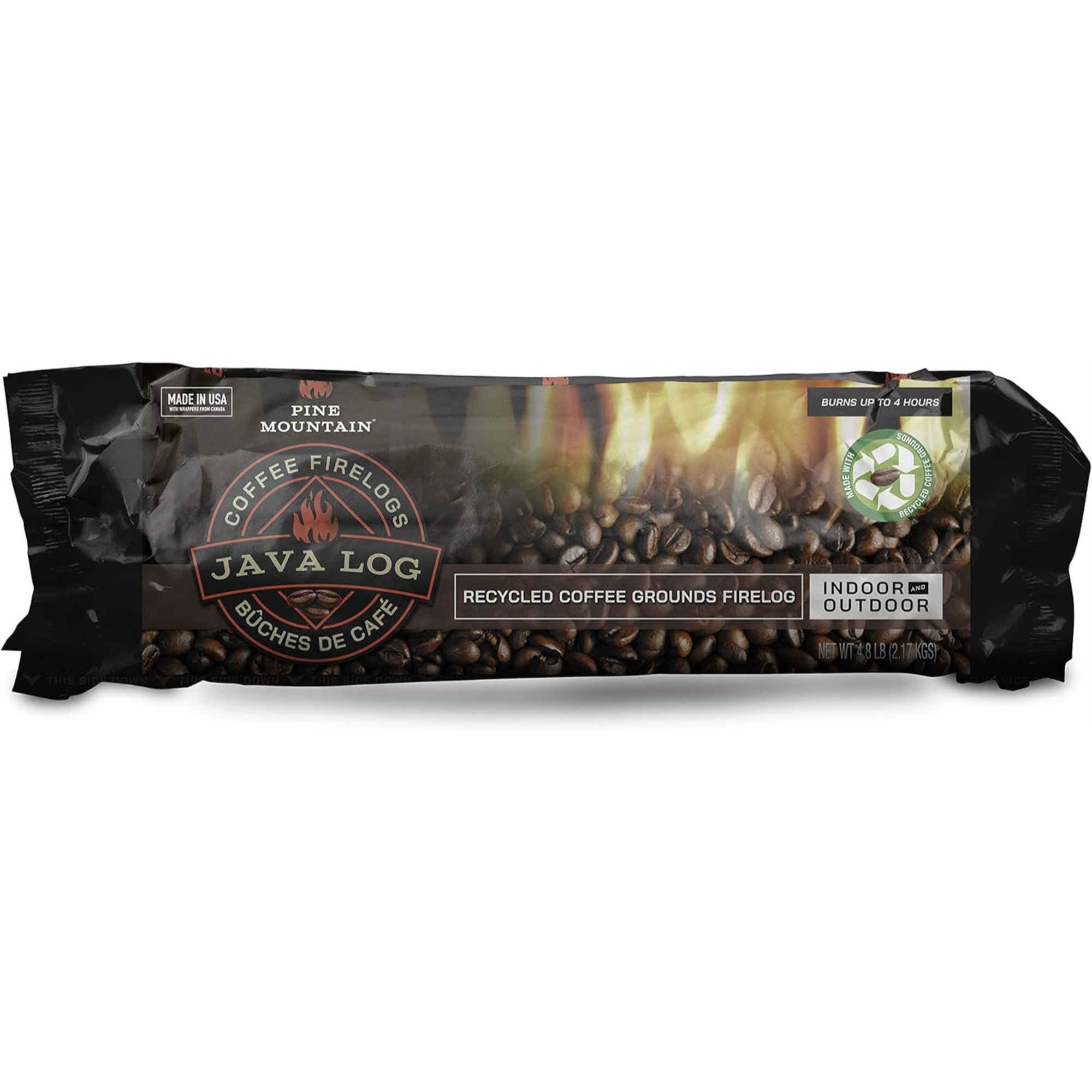 Pine Mountain 4 Hour Mountain Fire Log Pack of 4 | Wayfair