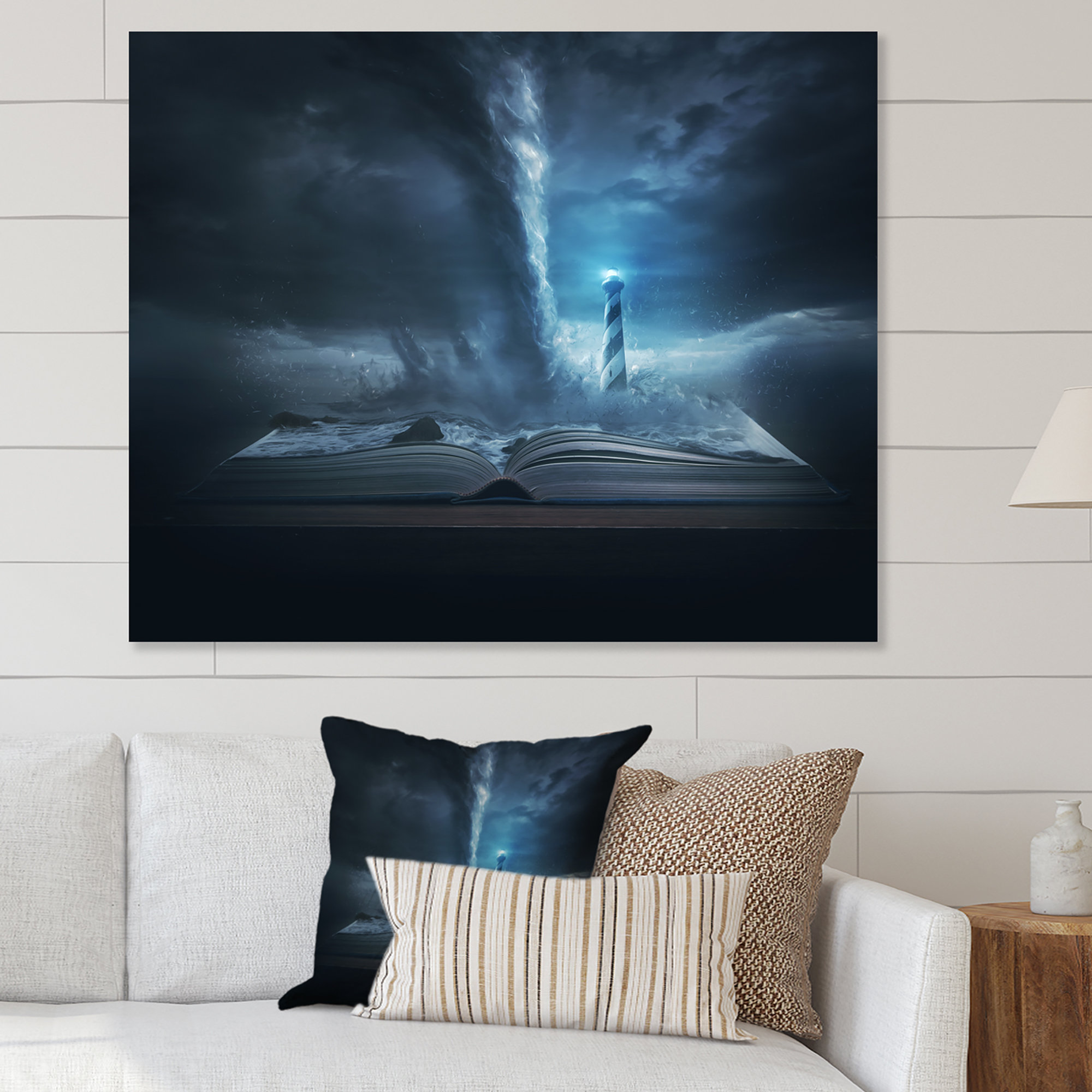 Trinx Big Storm Tornado Book " Big Storm Tornado Book " Painting Print ...