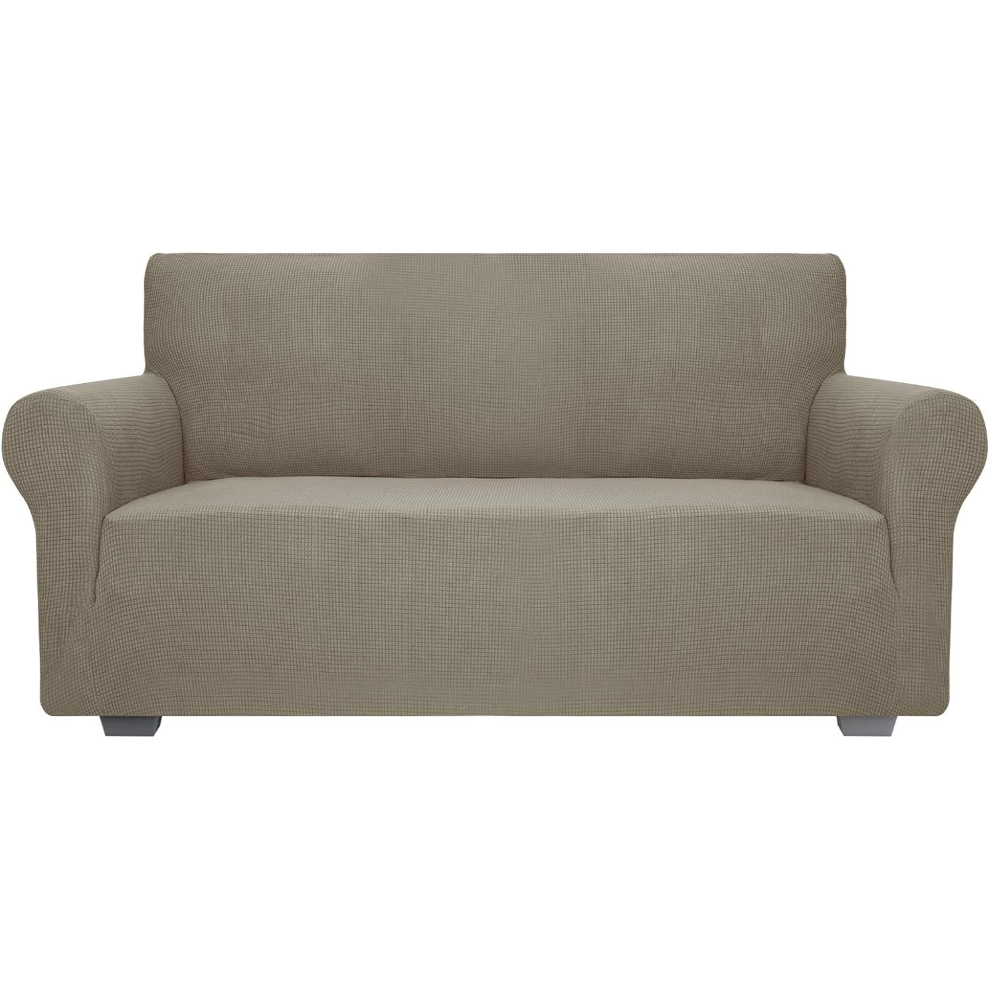 Latitude Run® High Stretch 1-Piece Jacquard Small Checks Couch Covers ...