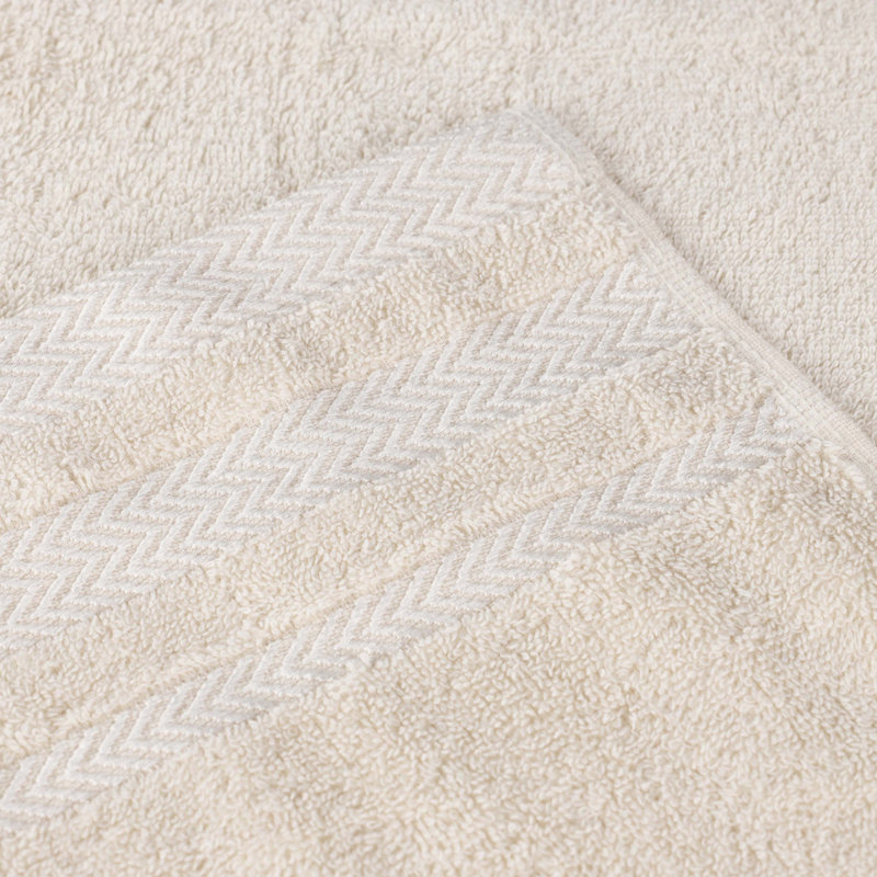 Ebern Designs Blasdell Cotton Solid Dobby Border Plush Soft Absorbent ...