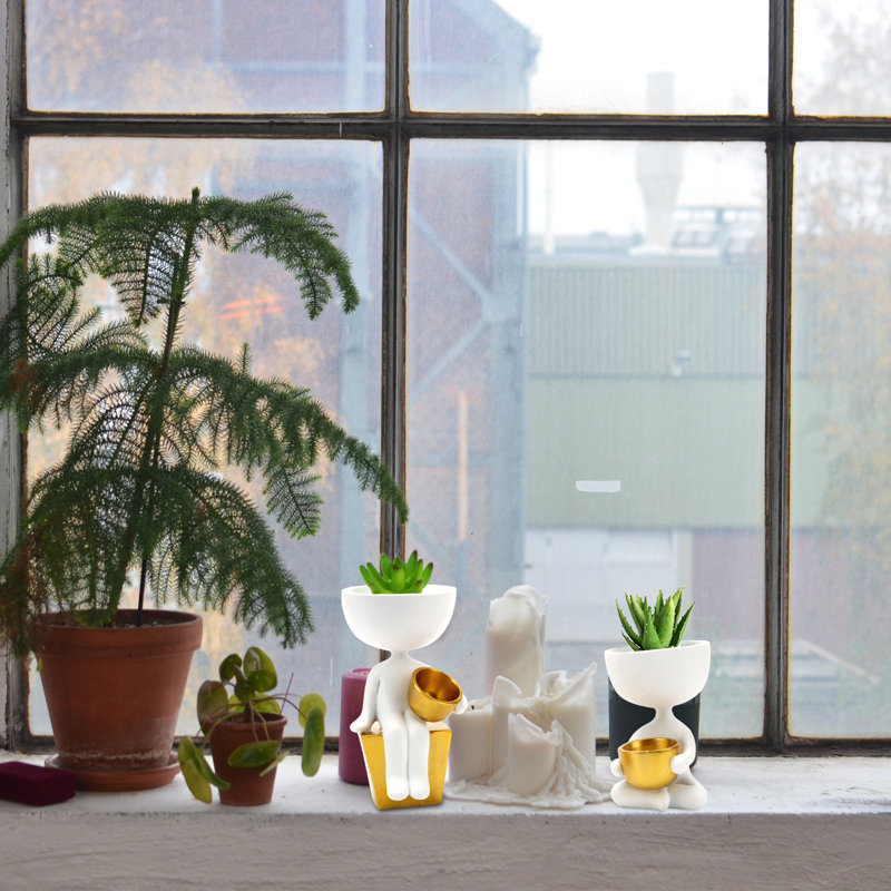 Trinx Ebbs 2-Piece Pot Planter Set & Reviews | Wayfair