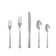 Fortessa Doria 5 Piece 18/10 Stainless Steel Flatware Set, Service for ...