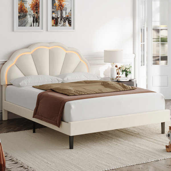 Lighted Headboard Beds You'll Love | Wayfair