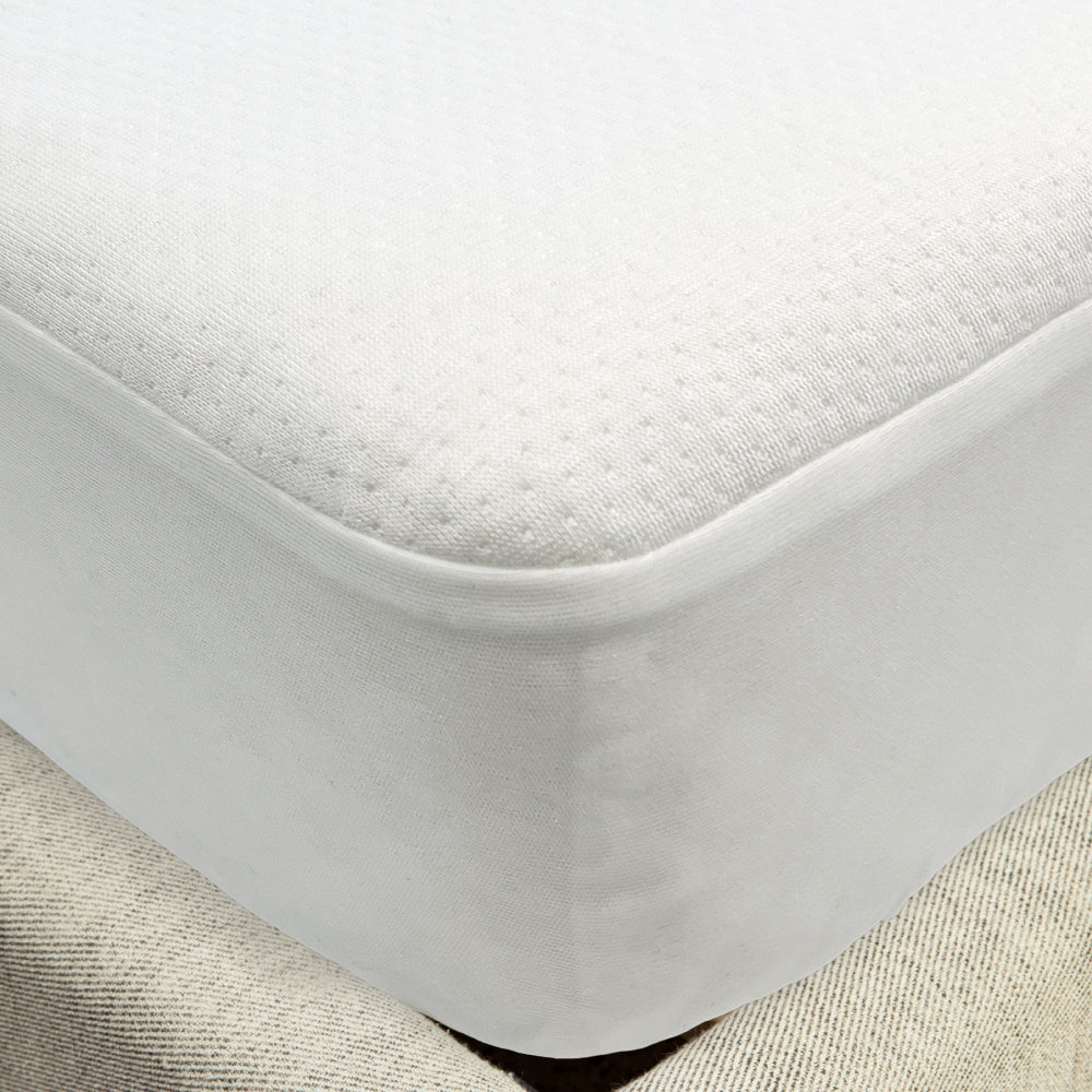 Cariloha Luxurious Aloha Soft Mattress Protector | White | 100% ...
