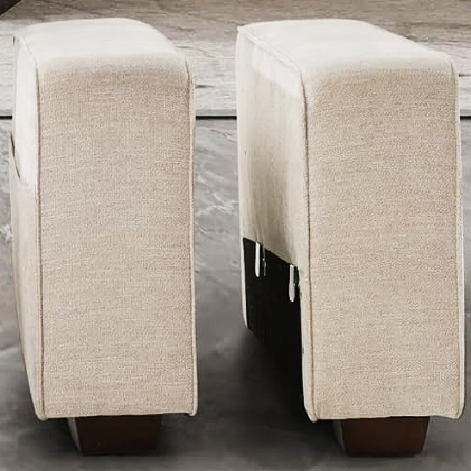 Ebern Designs Modular Sofa Couch Armrest With Usb Charging, Beige | Wayfair